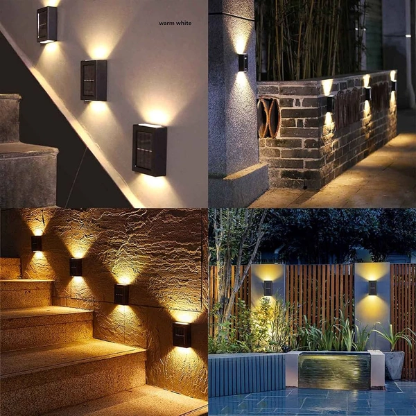 Outdoor Wall Light Daylight Sensor Auraglow Black Arch Integrated LED