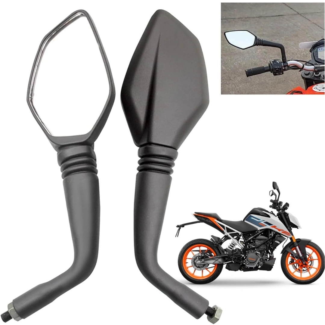 Right & Left Rearview Mirrors For KTM Duke 125/250/ 200/390, KTM RC 125 ...