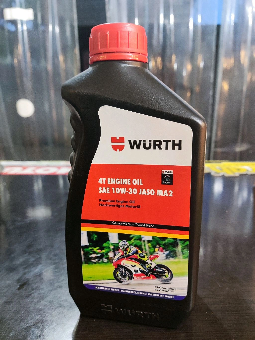 Wuerth 4T Engine Oil SAE 10W-30 JASO MA2 (900 ml)