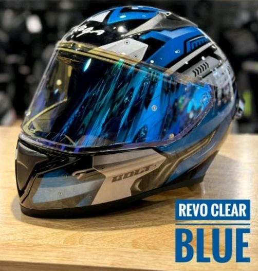 Vega Bolt Night Vision Visor with Pinlock Ready (Blue)