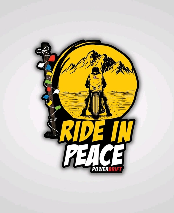 Sticker (Ride In Peace)