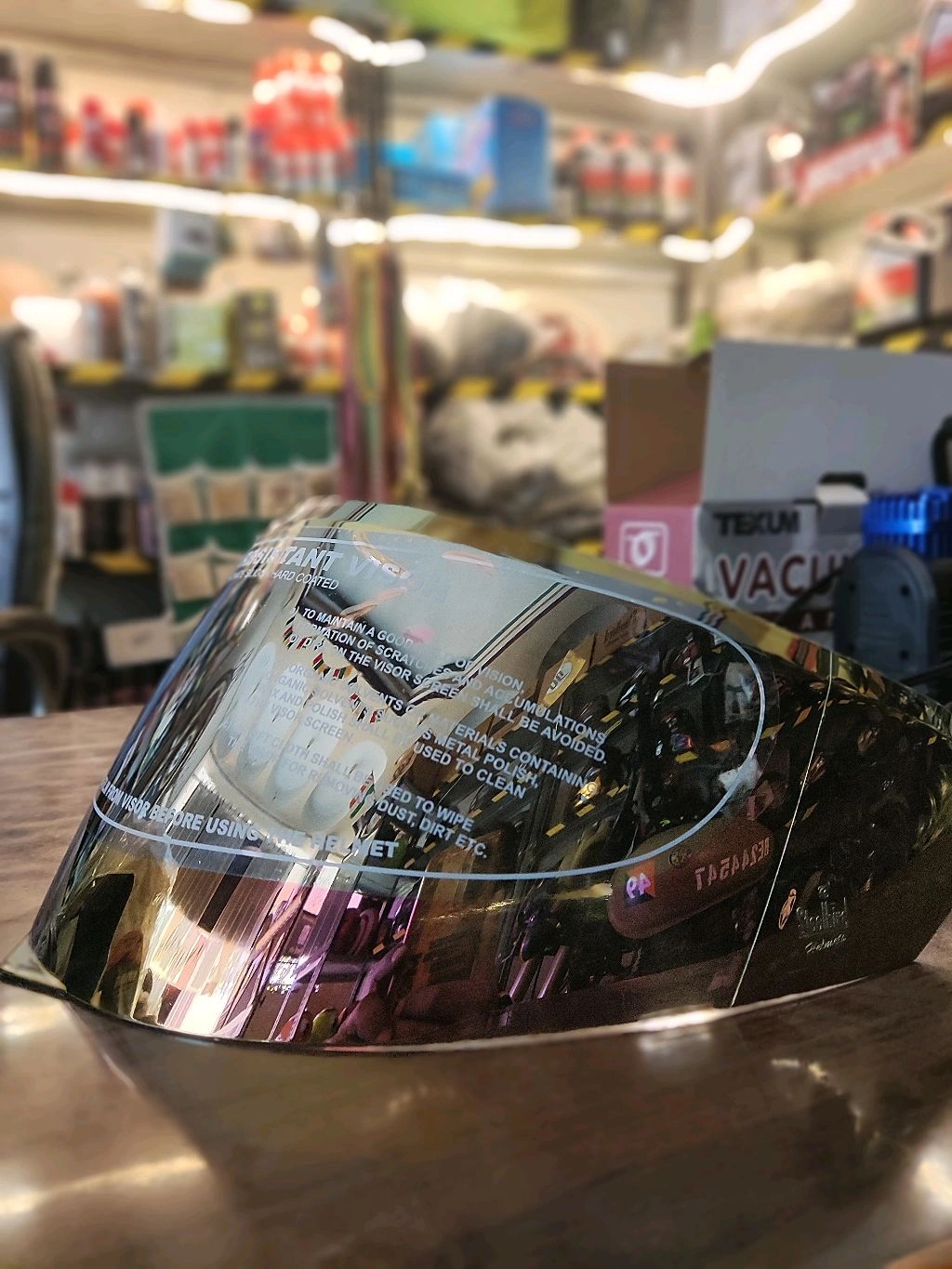 Steelbird SBA-20/ SBA-19 Gold Visor