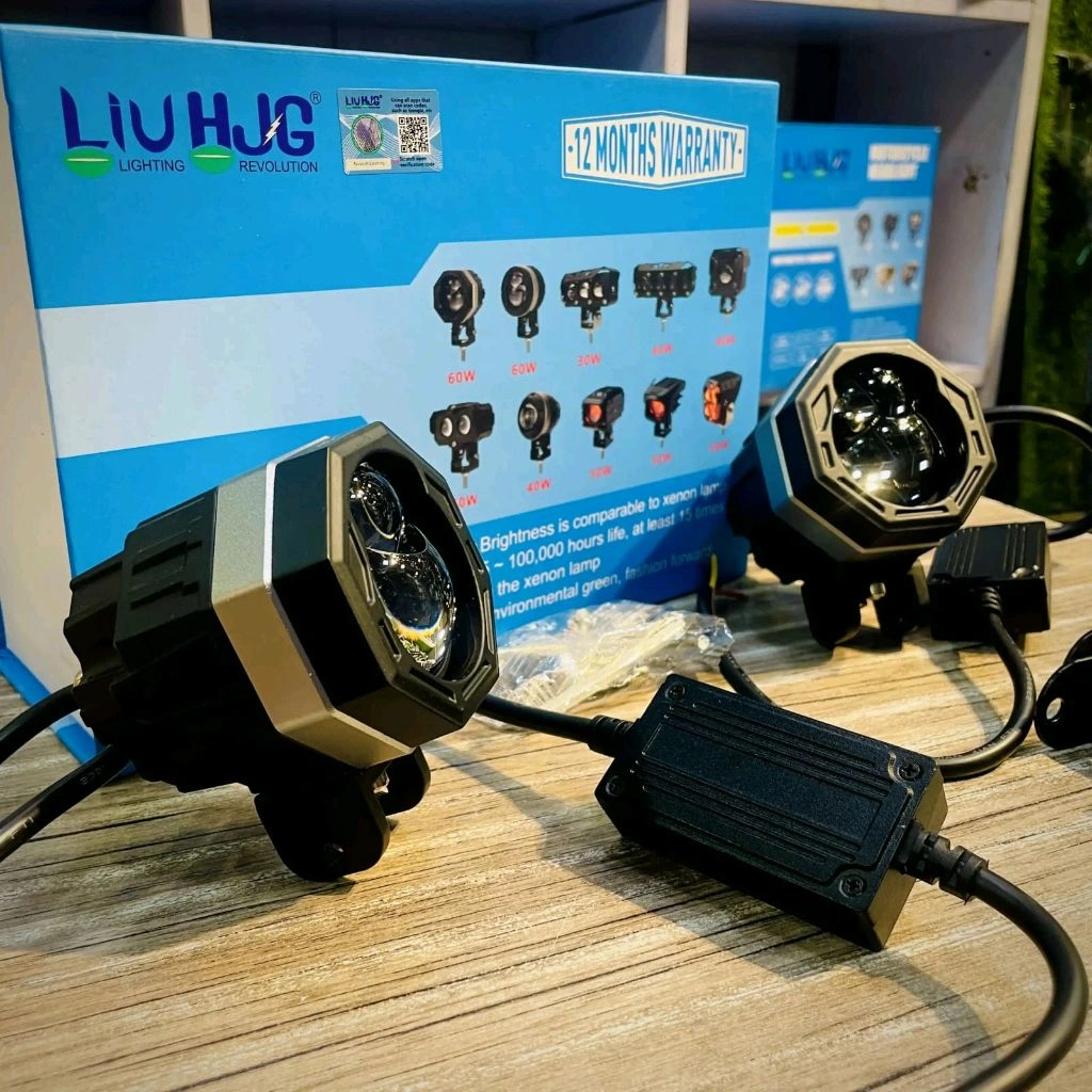 LiuHJG 125 Original Foglight Hexagon Wide Dual Intensity LED Driving ...