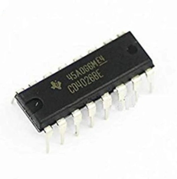 Cd4026 Decade Counter Divider 7 Segment Driver Ic