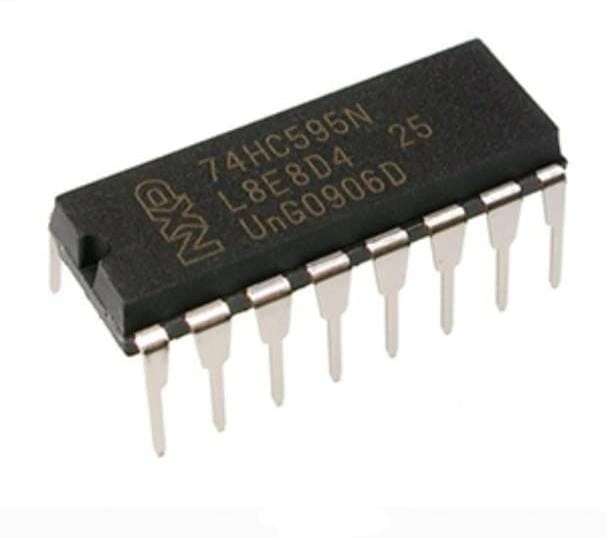 74595 8-bit serial to parallel shift register