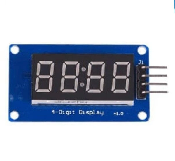 4 Digit Multiplexed 7 Segment Led Display Module For Clock 9820