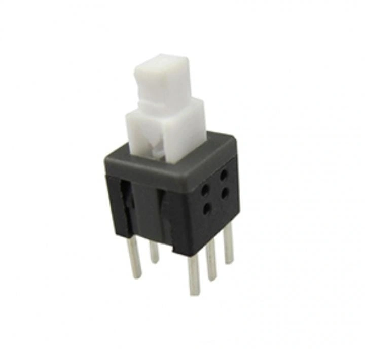 push switch-self locking action 6pin - r243