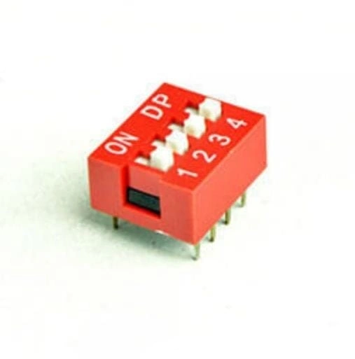 4 Positions DIP 4 in 1 SPDT Switch PCB mount