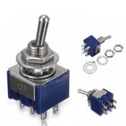 Panel Mount 6 Pin 2 Position DPDT Toggle Switch 3A 250V - r18