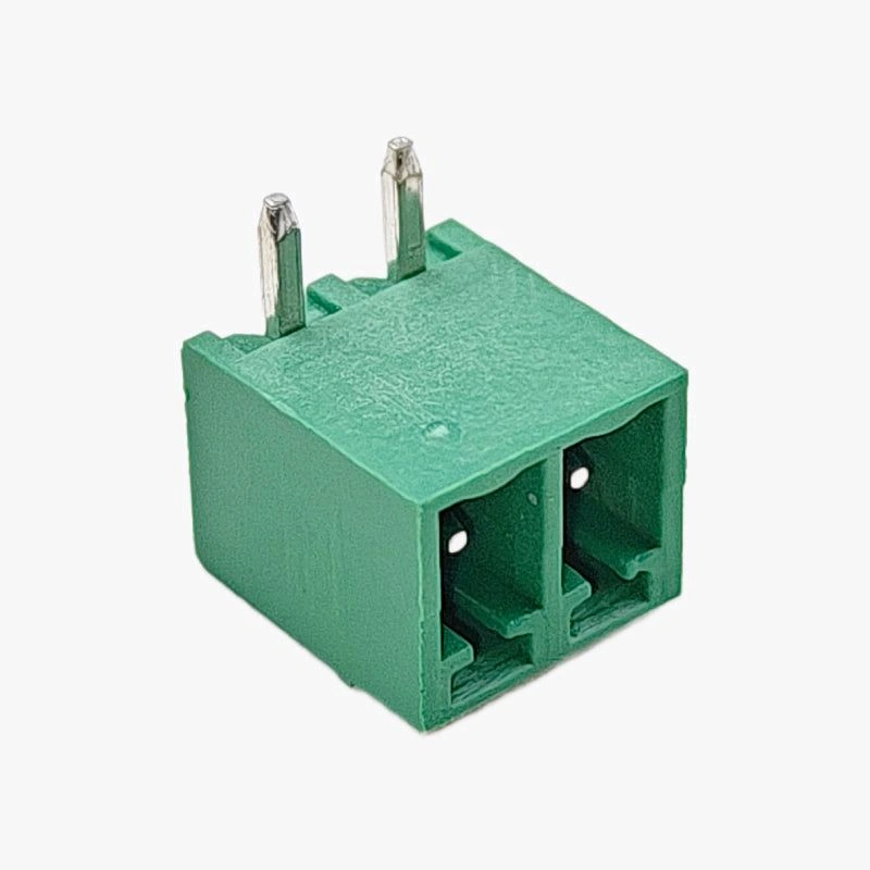 2Pin 3.81mm Pitch Pluggable PCB Mount Male Right Angle Terminal Block ...
