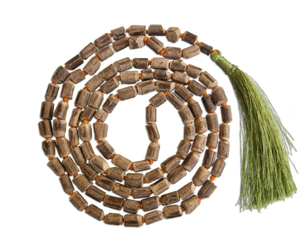 Original Black Vrindavan Tulsi Mala with Purity Certificate