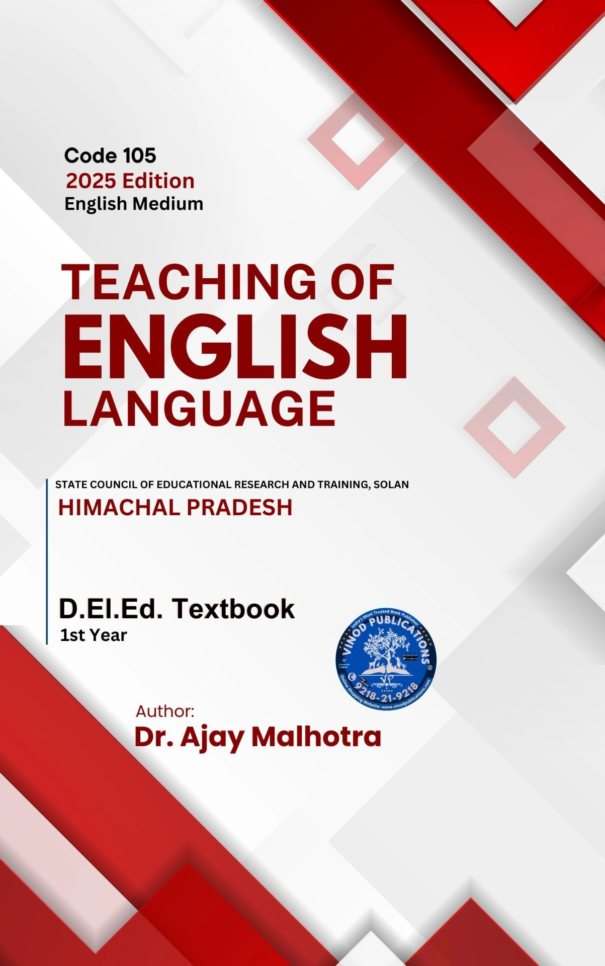 105 Teaching of English Language (Code: 105) Himachal D.El.Ed. 1st Year ...