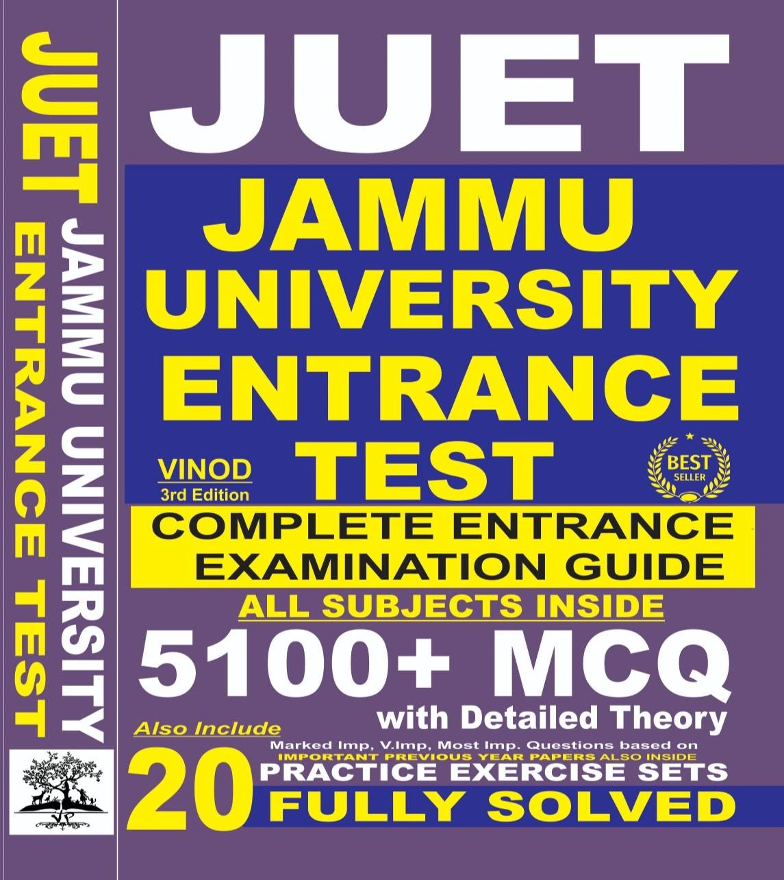 JUET Jammu University Entrance Test Book ; VINOD PUBLICATIONS ; CALL ...