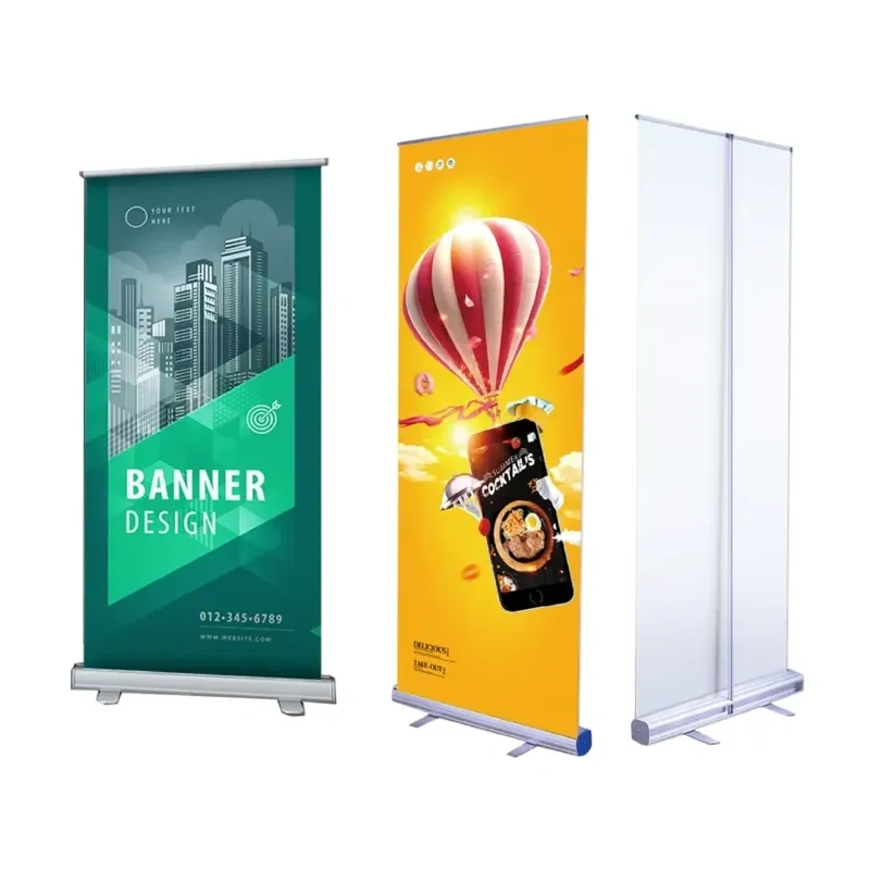 Roll-Up Standee, Portable & Customizable Banner Display