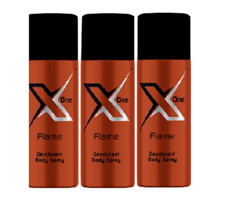 X One Flame Aerosol Deodorant Body Spray 150Ml BYE 2 GET 1 FREE