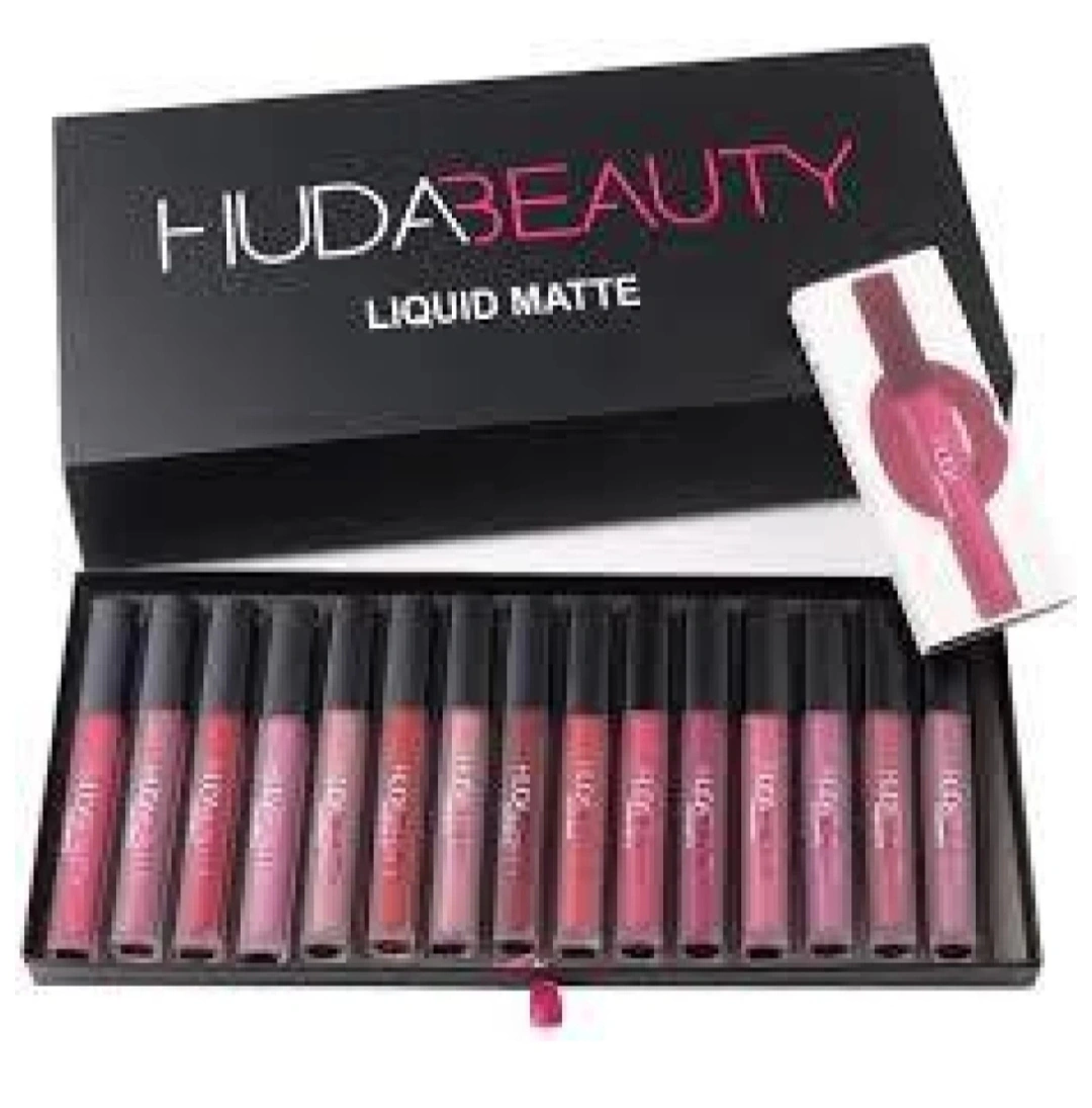 Huda Beauty Liquid Matte Lipstick 90 Ml Pack Of 12