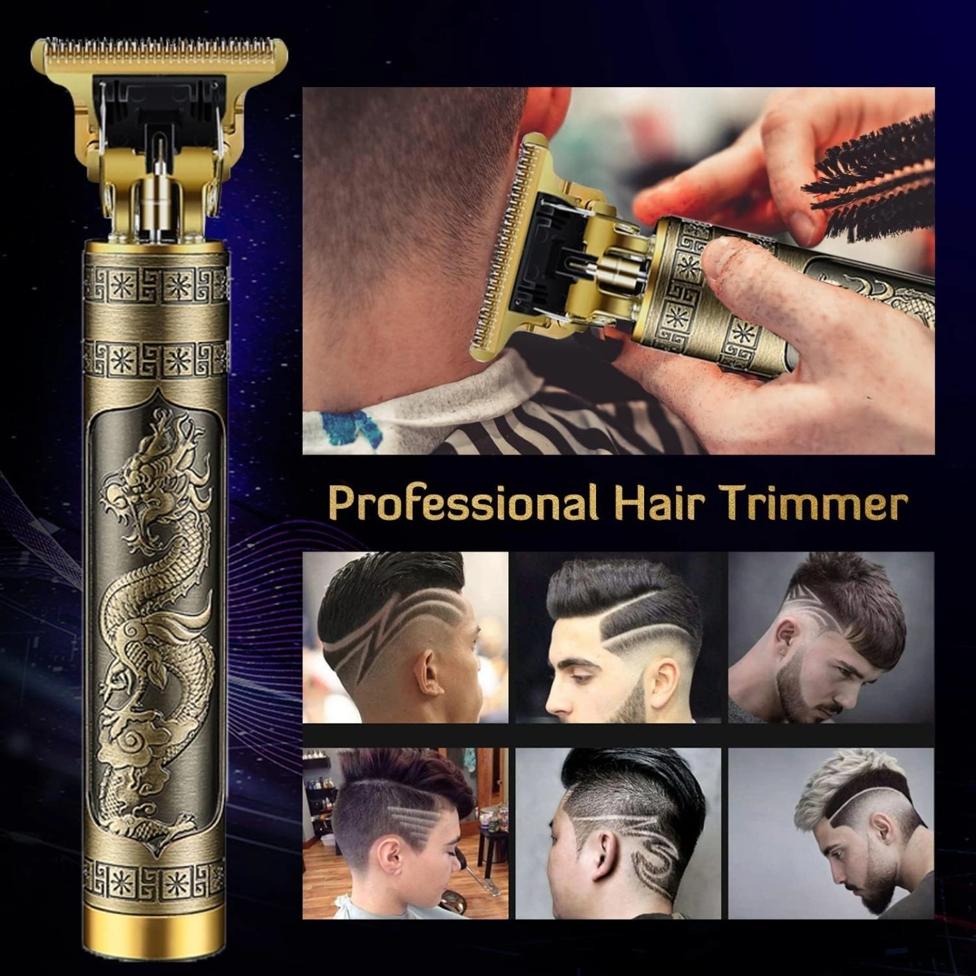 Hair Trimmer For Men Buddha Style Trimmer, Professional Hair Clipper ...