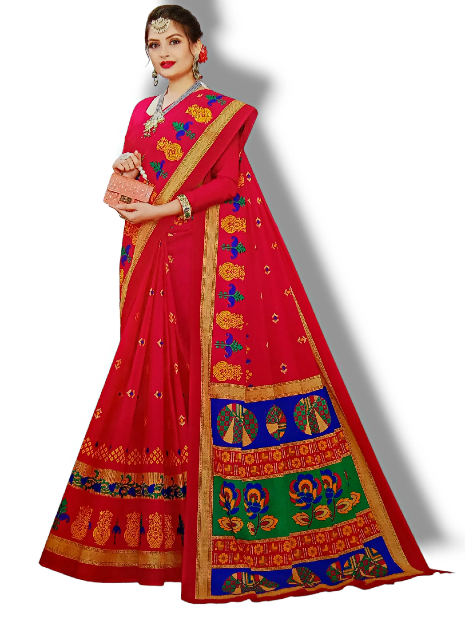 Navrang Saree Full Of Cotton And Silk Saree