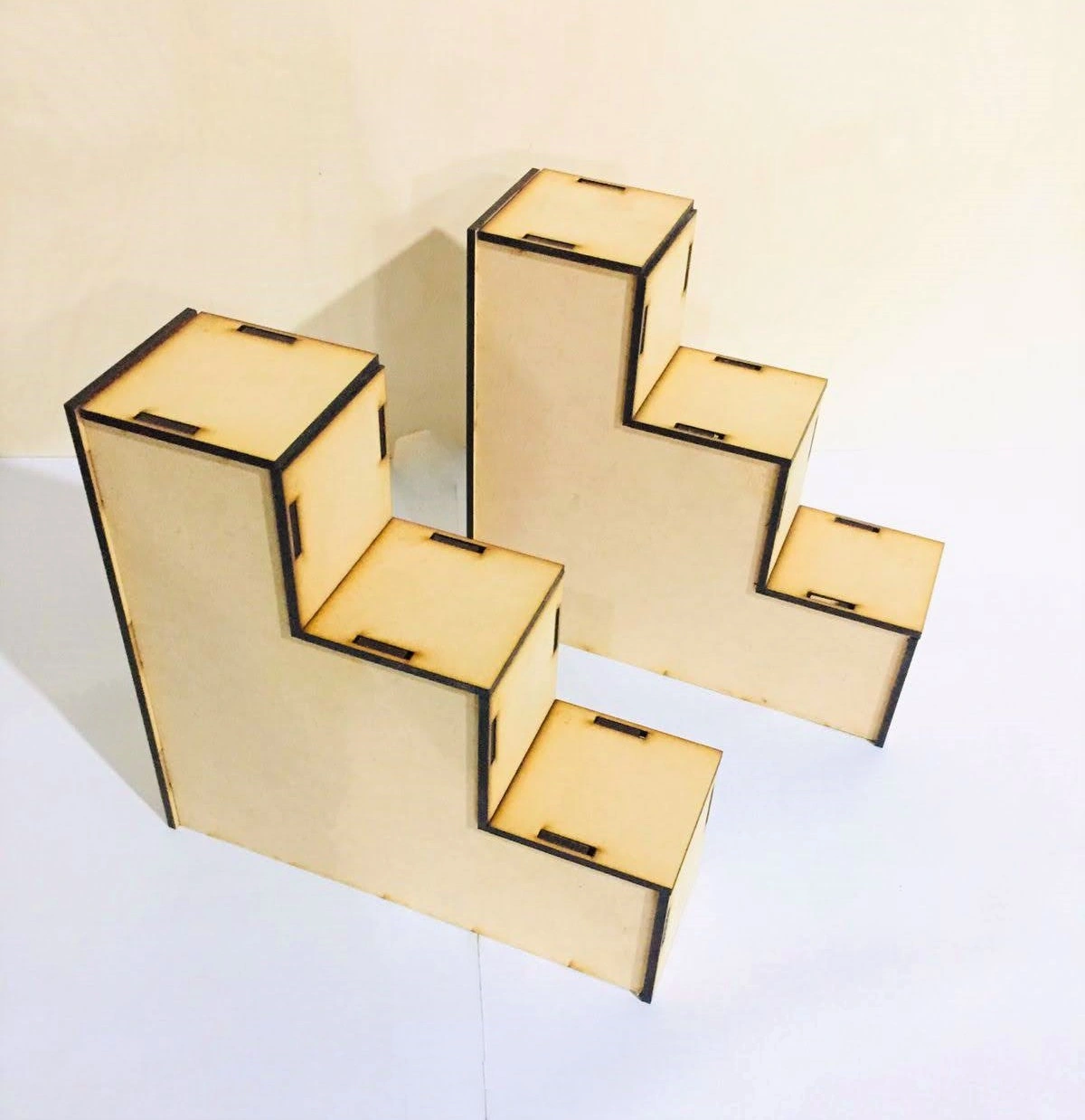 3 Step Diya Stand - DIY - Pair