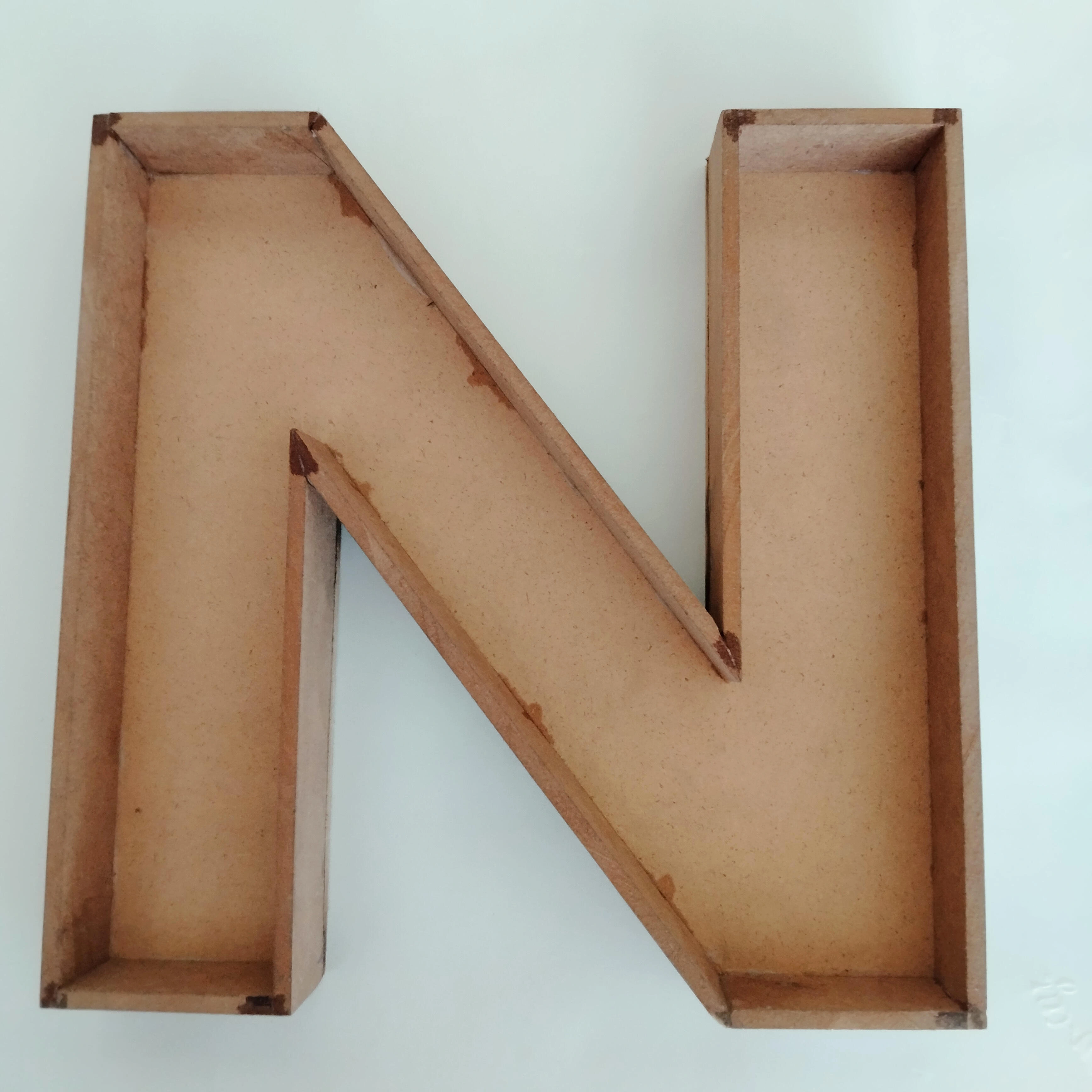 Monogram Letter Fillable Box For Hamper Making