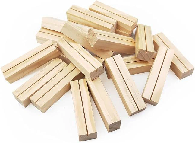 Wooden Base Stand - Set Of 10