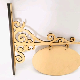 Victorian Style Hanging Name Board