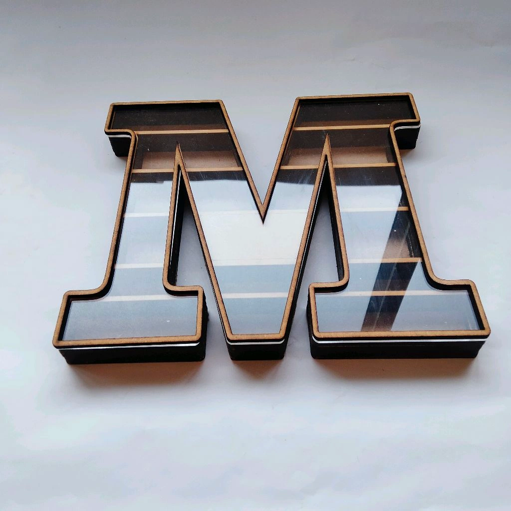 Miniature Alphabet Bookshelf