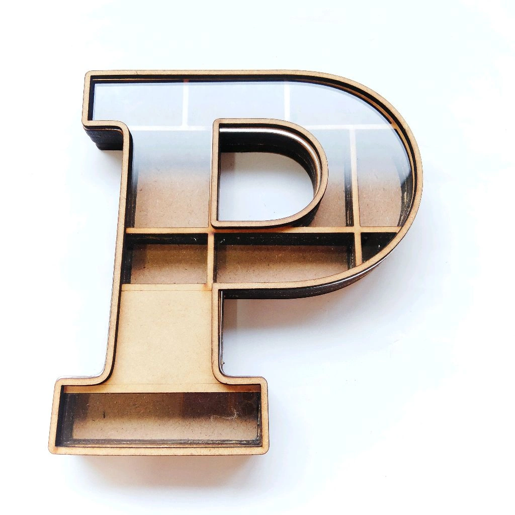 Miniature Alphabet Bookshelf