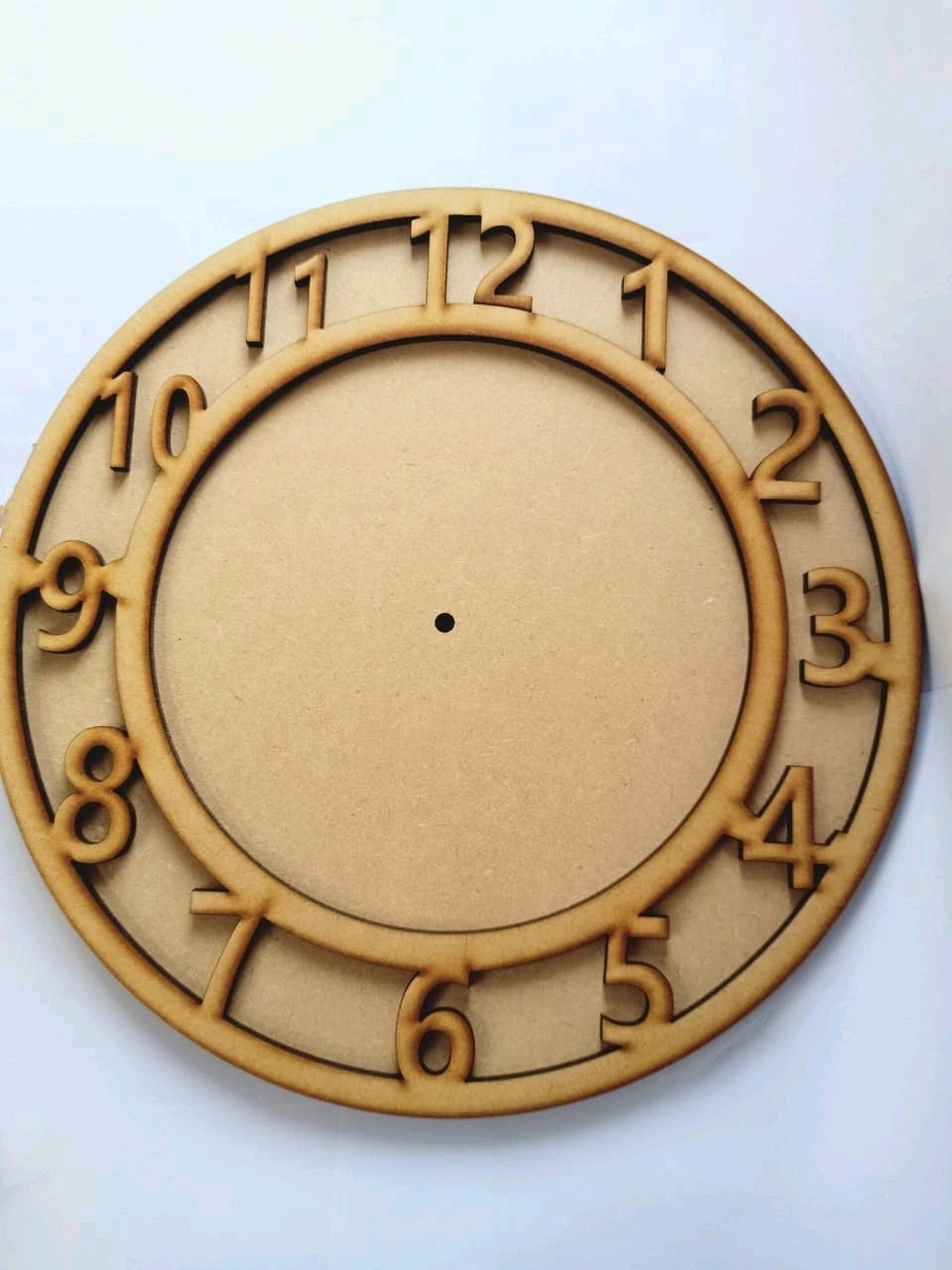 Clock With English Number Ring