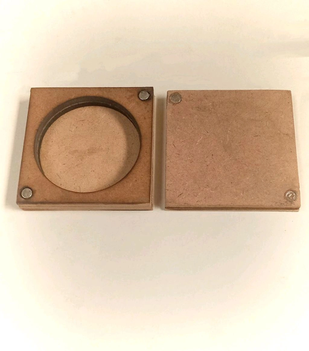 Magnetic Kumkum / Silver Coin Box