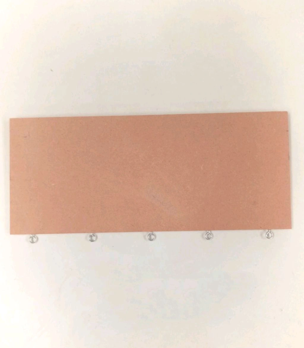 Rectangular Name Board With Hooks For Bell