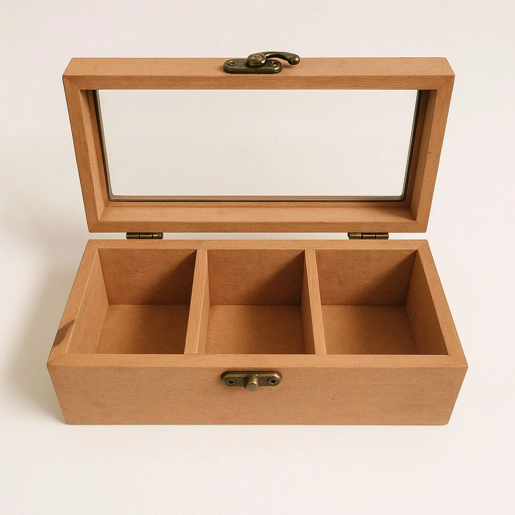 3 Slot Watch Box With Acrylic