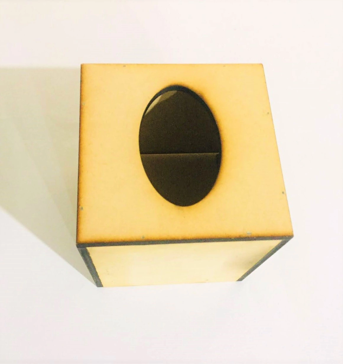 Mini Tissue box with sliding Lid