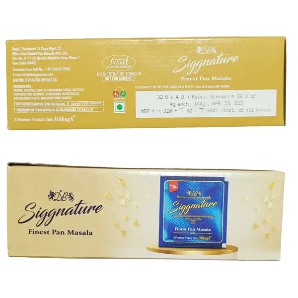 Signature A Premium Product From Dilbagh Pcs Off 32, (Rs-10)