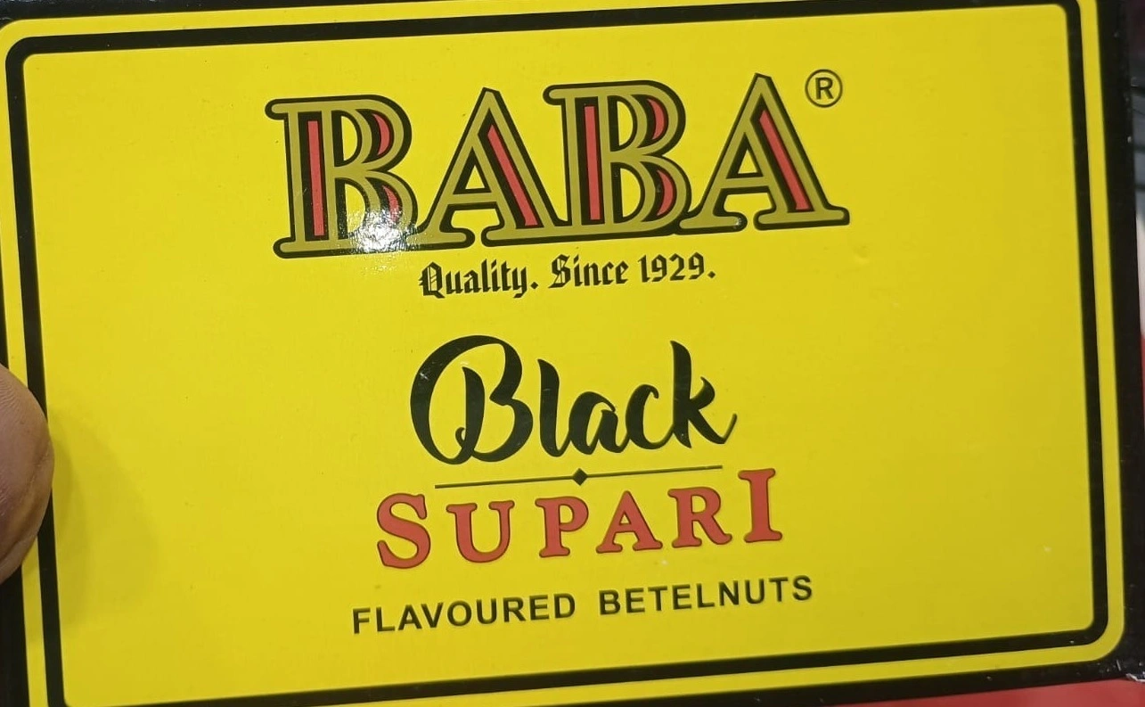 BABA Black Supari - Aromatic Mouth Freshener - 1.5g Pouch (Pack of 36)