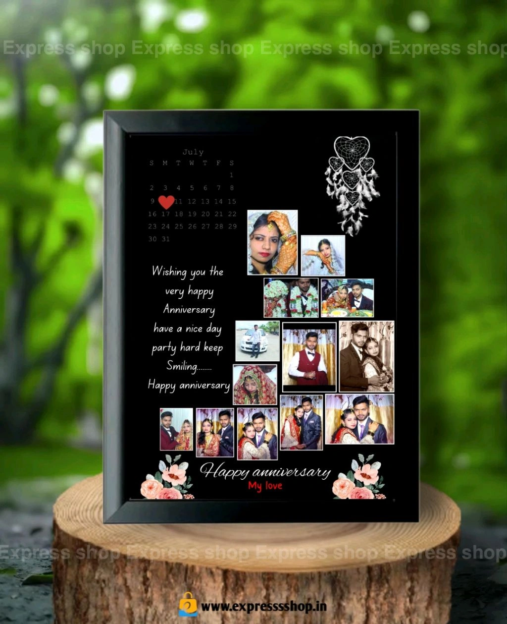 Customized A4 Size Photo Frame , Happy Birthday , Anniversary & More ...