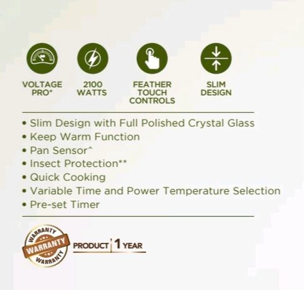 Bajaj ICX 200 FB Induction Cooktop (Black Touch Panel)