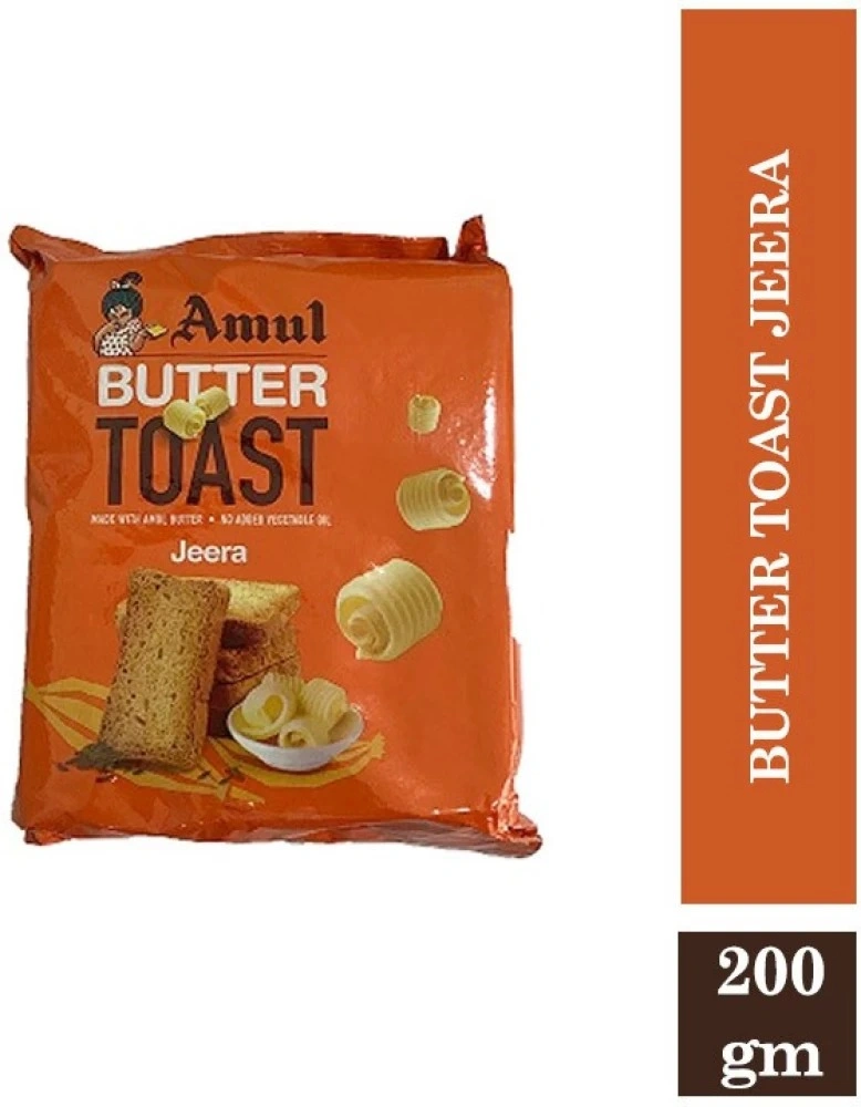 AMUL RUSK BUTTER WHEAT 200GM