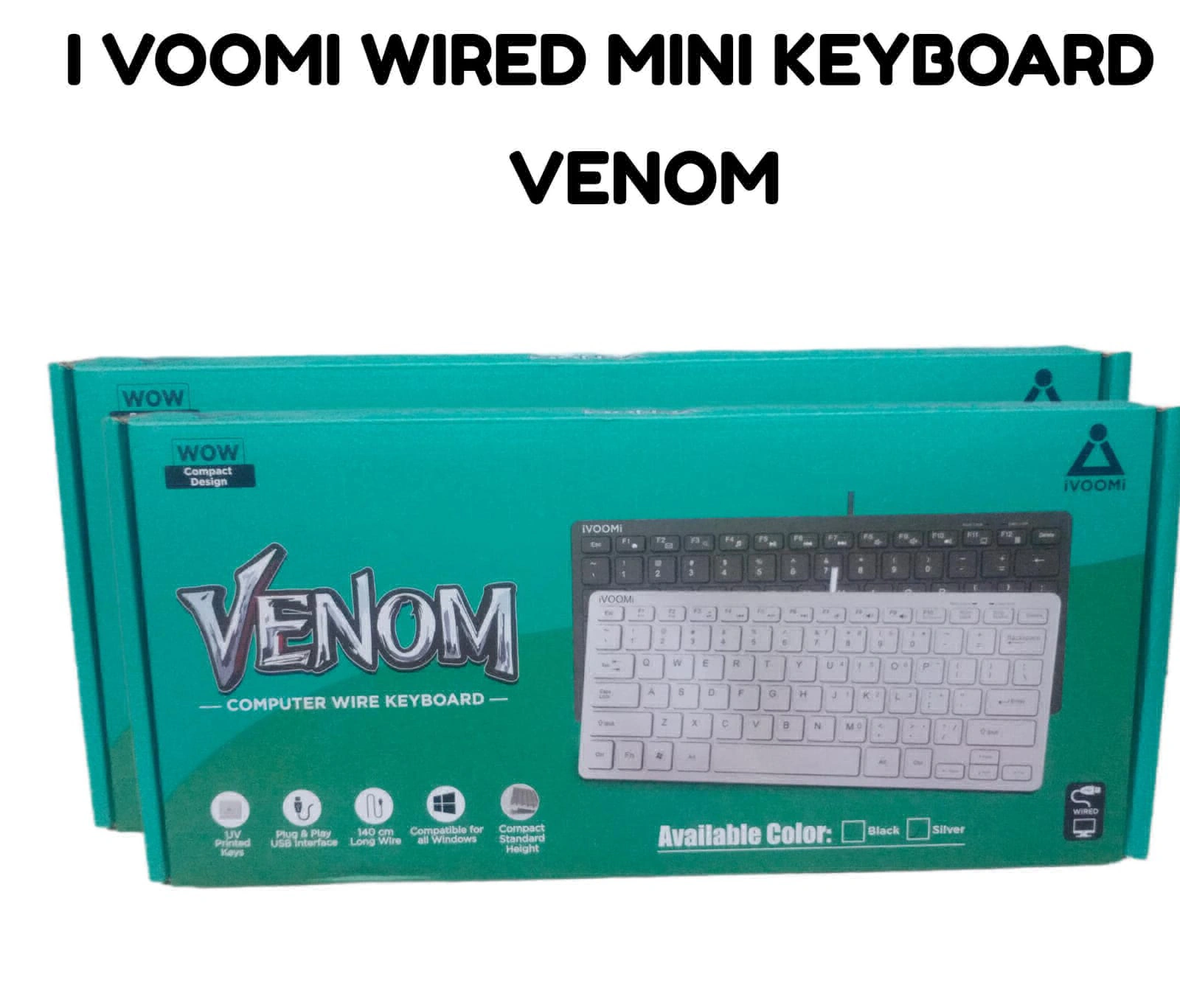 I VOOMI WIRED MINI KEYBOARD VENOM