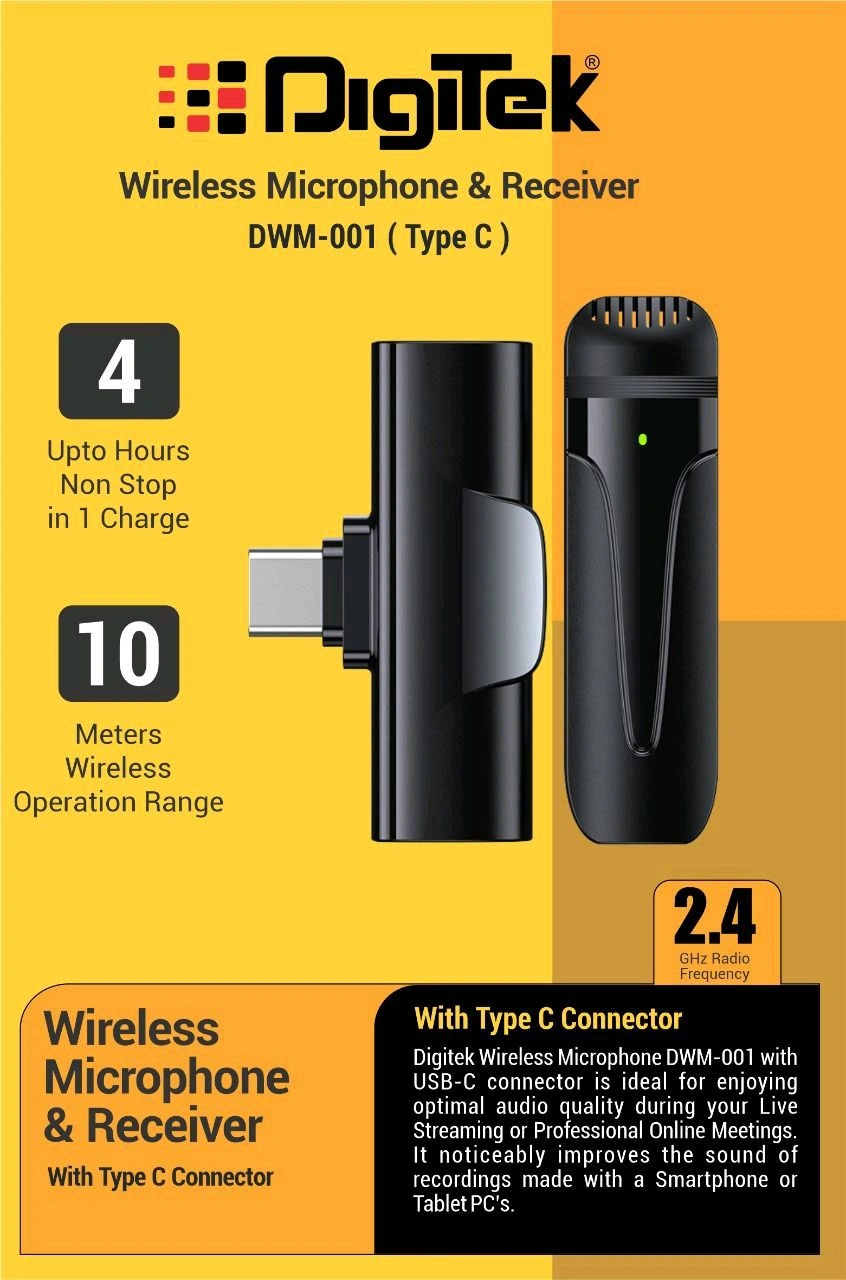 DIGITEK TYPE C MIC DWM-001PRO