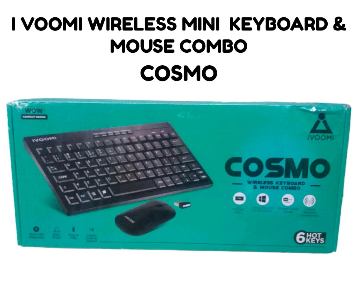 IVOOMI COSMO WIRELESS KEYBOARD AND MOUSE
