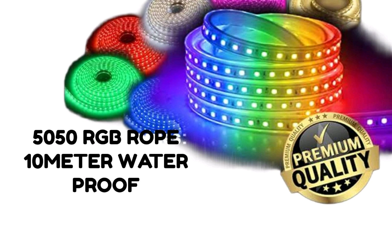 RGB 5050 ROPE WITH REMOTE CONTROLLER FREE 10 meter