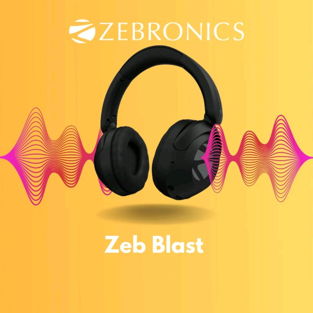 Zebronics Bluetooth Headphone with MIC ZEB BLAST