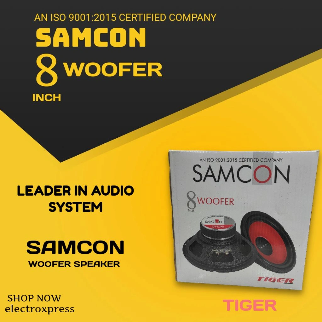 SAMCON 8 INCH WOOFER TIGER
