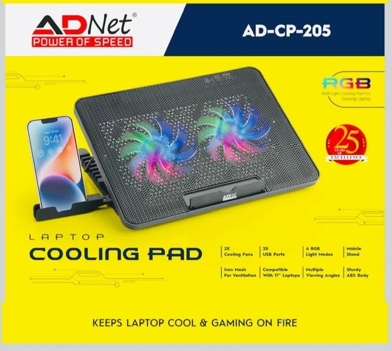 ADNET AD-CP-205 LAPTOP COOLING PAD