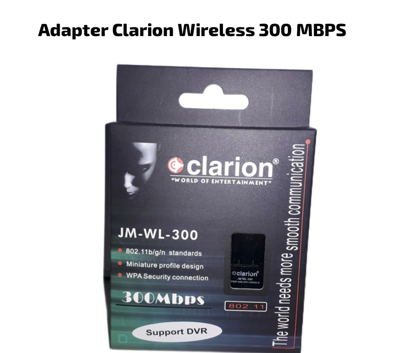 ADAPTER CLARION WIRELESS 300MBPS (JM-2023)