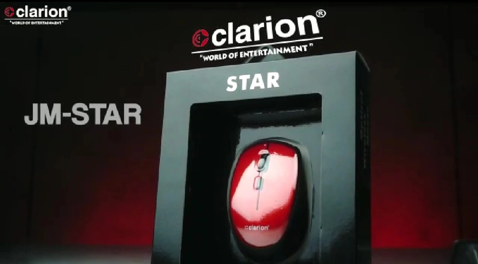 CLARION STAR OPTICAL WIRELESS MOUSE JM-WM-209 2.4GHZ