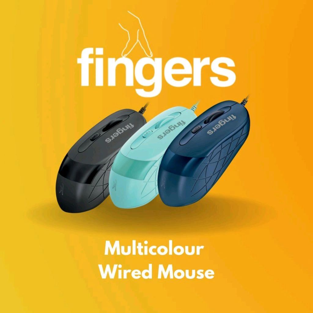 Fingers Mouse Wired Superhit- Multicolour design