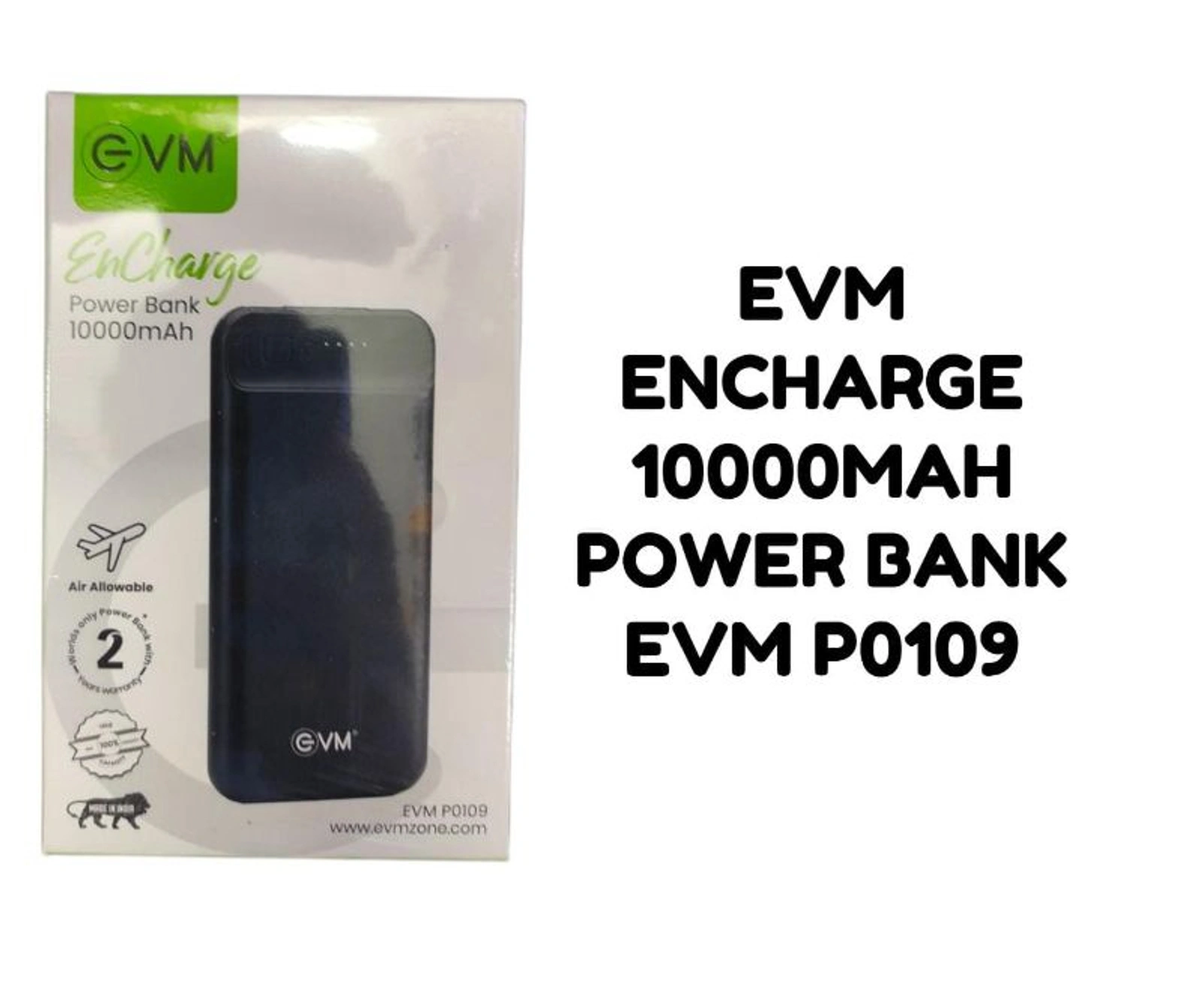 EVM Encharge Power Bank 10000mah P109