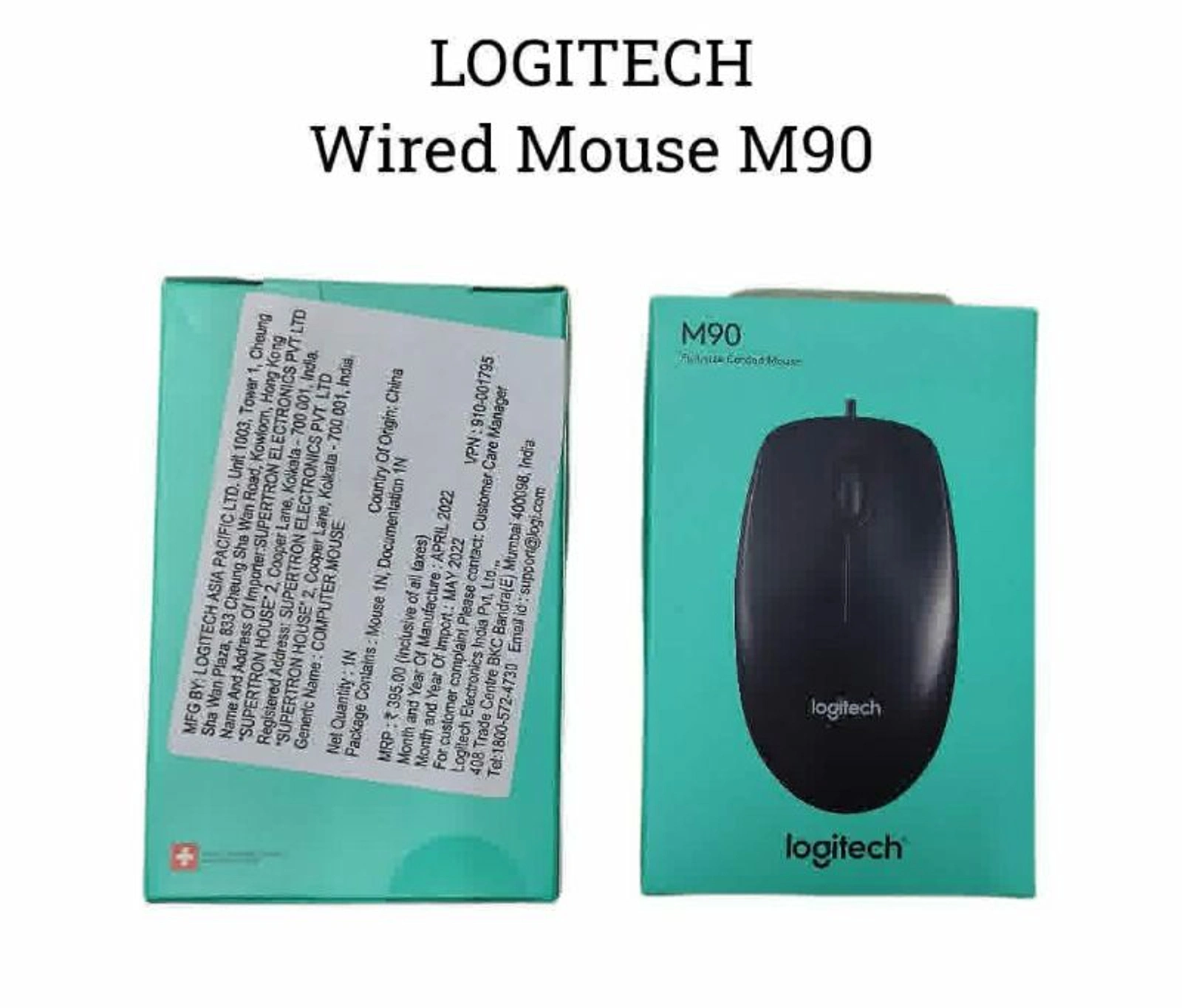 LOGITECH M90 WIRED MOUSE